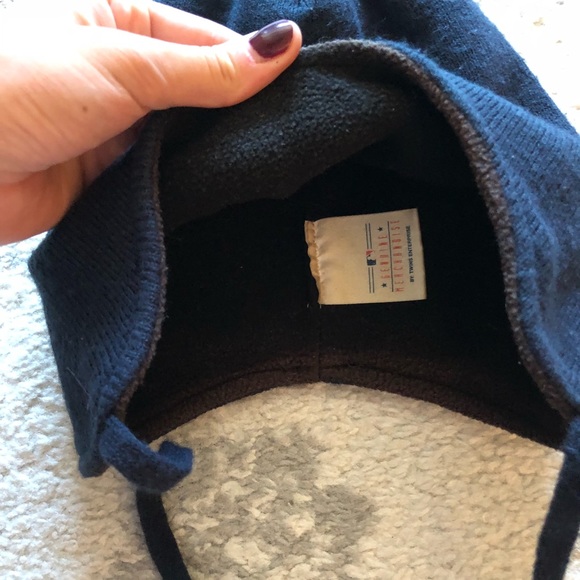 MLB | Accessories | Blue Knit Boston Red Sox Hat W Ear Flaps | Poshmark